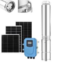 China High Pressure Solar Water Pump 750W 9m³h 65m Head 1.5inch Stainless Steel for Agriculture Irrigation for sale