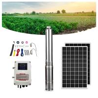 China 300W DC24V Stainless Steel Submersible Solar Water Pump for Deep Well for sale
