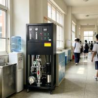 China 250-500Litres Per Hour Simple Small-scale Reverse Osmosis Water Purification Equipment For Drinking Water With PLC System for sale
