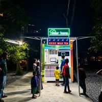 China WaterHome Green PV Storage Container Beverage Shop Zero-Emission Low-Carbon Modular Drink Store For Eco Scenic Area for sale