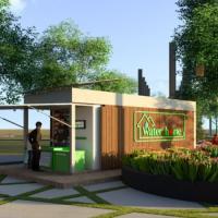China QuickSip Solar Pop-up Tea Bar for sale