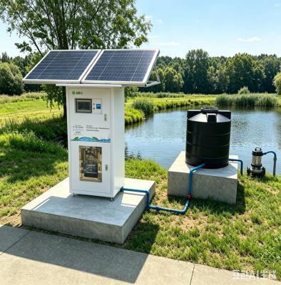 China BL-10 Solar Brackish Water RO System — 10 m³/Day Village Drinking Water Supply for sale