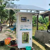 China 100% Solar Powered Direct Drinking Water Station – Off-Grid RO+UV Clean Water Kiosk for sale