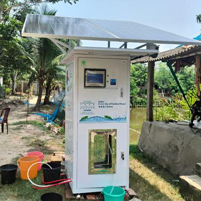 China 100% Solar Powered Direct Drinking Water Station – Off-Grid RO+UV Clean Water Kiosk for sale