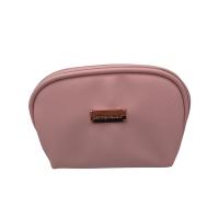 China Free Sample Screen Printed Wesson Pink Travel Toiletry Bag for sale