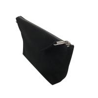China OEM Washable Screen Printed Black Travel Makeup Bag for sale