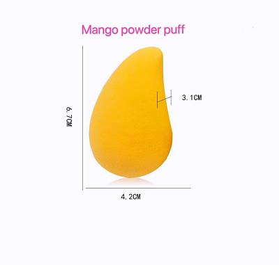 China 2020 Fashion Beauty  Women Cosmetics Soft And Wash Mango Powder Puff for sale