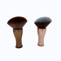 China ISO9001 2pcs Synthetic Hair Kabuki Cosmetic Brushes for sale
