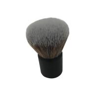 China Customized Color Short Handle Kabuki Makeup Brush for sale