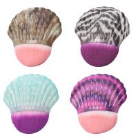 China Logo Printing Butterfly Bag Goat Hair 4pc Foundation Brush Set for sale