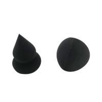 China wholesale hot selling soft skin-friendly black beauty egg sponge makeup puff for sale