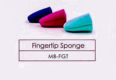 China Multicolor Latex Free 4*6cm Beauty Fingertip Sponge for sale
