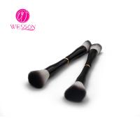 China ISO9001 No Odor Two Head Nylon Hair Makeup Foundation Brush for sale