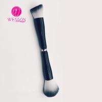 China ISO9001 No Odor Two Head Nylon Hair Makeup Foundation Brush for sale