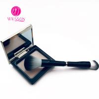 China ISO9001 No Odor Two Head Nylon Hair Makeup Foundation Brush for sale