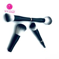 China ISO9001 No Odor Two Head Nylon Hair Makeup Foundation Brush for sale