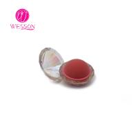 China Wesson Beauty Mini Round Blush Diamond Shaped Makeup Sponge Brush for sale
