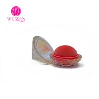 China Wesson Beauty Mini Round Blush Diamond Shaped Makeup Sponge Brush for sale
