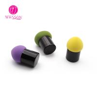 China Four Color Short Handle Egg Makeup Beauty Sponge Puff for sale