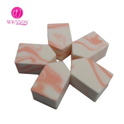 China Washable Double color Small House Shape Makeup sponge Puff for sale