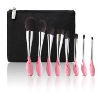 China 176*20mm Bird Shaped 8pcs Fiber Makeup Brushes 8 Boutique Sets for sale