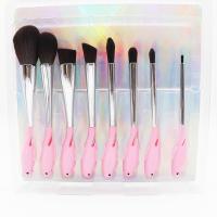 China 176*20mm Bird Shaped 8pcs Fiber Makeup Brushes 8 Boutique Sets for sale