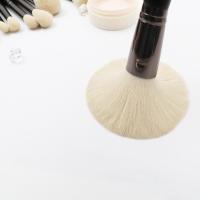 China Wood Handle Black 14Pcs Private Label Makeup Brush Set 19.6*1.7cm for sale