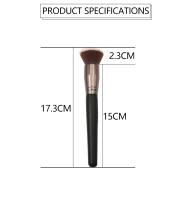 China OEM Single Black Gradient Blush Brush ISO9001 For Face for sale