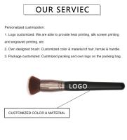 China OEM Single Black Gradient Blush Brush ISO9001 For Face for sale