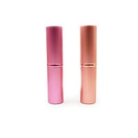 China Pink ISO9001 Nylon Retractable Makeup Brush 10.5*2.5cm for sale