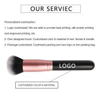 China Synthetic Hair 1pcs Kabuki Makeup Brushes ISO 9001 for sale