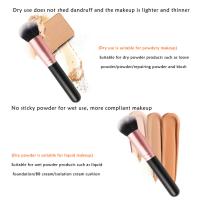 China Synthetic Hair 1pcs Kabuki Makeup Brushes ISO 9001 for sale