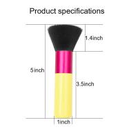 China Synthetic Hair 12.8*2.5cm Telescopic Foundation Makeup Brushes for sale