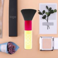 China Synthetic Hair 12.8*2.5cm Telescopic Foundation Makeup Brushes for sale