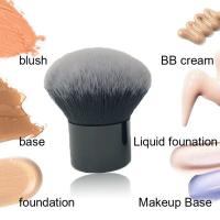 China Beauty Tools Nylon Bristles Black Kabuki Makeup Brush for sale