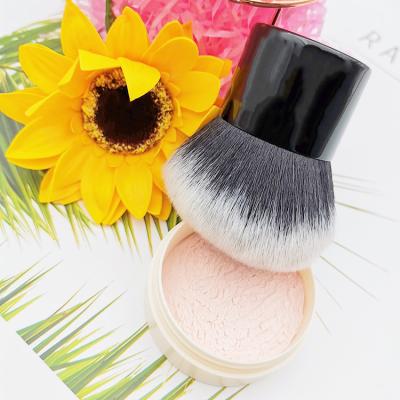 China Beauty Tools Nylon Bristles Black Kabuki Makeup Brush for sale