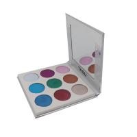 China Silver Cardboard Shell Makeup Eyeshadow Palette 9C Color  ODM Private Label for sale