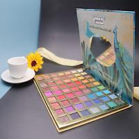 China ISO Waterproof 63C Colors Pigmented Eyeshadow Palette Shimmer Glitter 2.5g for sale