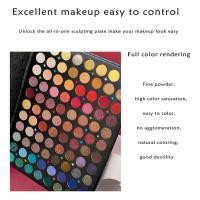 China 88C Colors Makeup Eyeshadow Palette Shimmer Glitter Mineral Pigmented for sale
