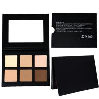 China Bronzer Palette 6C Colors Face Makeup 2.5g Highlight Make Up Palette for sale