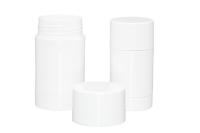 China Recyclable Polypropylene Plastic Empty Deodorant Container Twist Up Top Fill 1oz - 3oz for sale