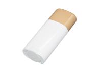 China 1.3oz PP Plastic Oval Deodorant Stick Container With Flat Top Cap 40g for sale