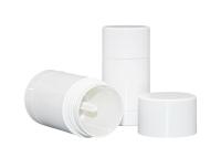 China PP Empty Round Deodorant Container Twist Up Filling Stick Container 30g 50g 75g 90g for sale