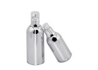 China Acrylic Skincare Cosmetic Airless Bottle Full Electroplating Vacuum Bottle 30ml 50ml 100ml for sale