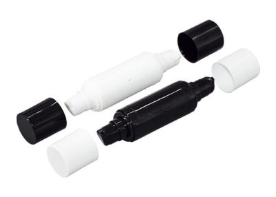 China Round Shape Double Ended PP Airless Bottle Cosmetic Skincare Packaging 10ml 15ml 20ml for sale