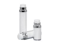 China Double Wall PP Airless Bottle Skincare Lotion Cream Vacuum Cosmetic Packaging 15ml 30ml 50ml for sale