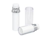 China Double Wall PP Airless Bottle Skincare Lotion Cream Vacuum Cosmetic Packaging 15ml 30ml 50ml for sale