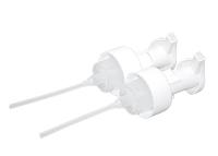 China Metal Free Mono Plastic PP Foamer Pump 43 / 410 Closure 0.8cc for sale