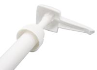 China 15 / 30cc Dosage Square Head Plastic Sauce Dispenser Pump For Ketchup 38mm 43mm for sale