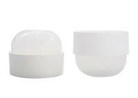 China 100g 240g Cosmetic Cream Jars Container PP Round Bottom for sale